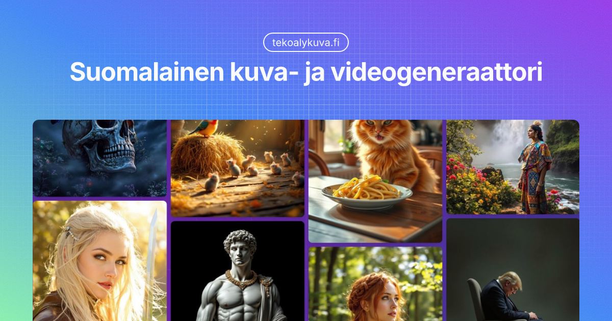 Luo logo yritykselle tai ryhmälle tekoälyn avulla